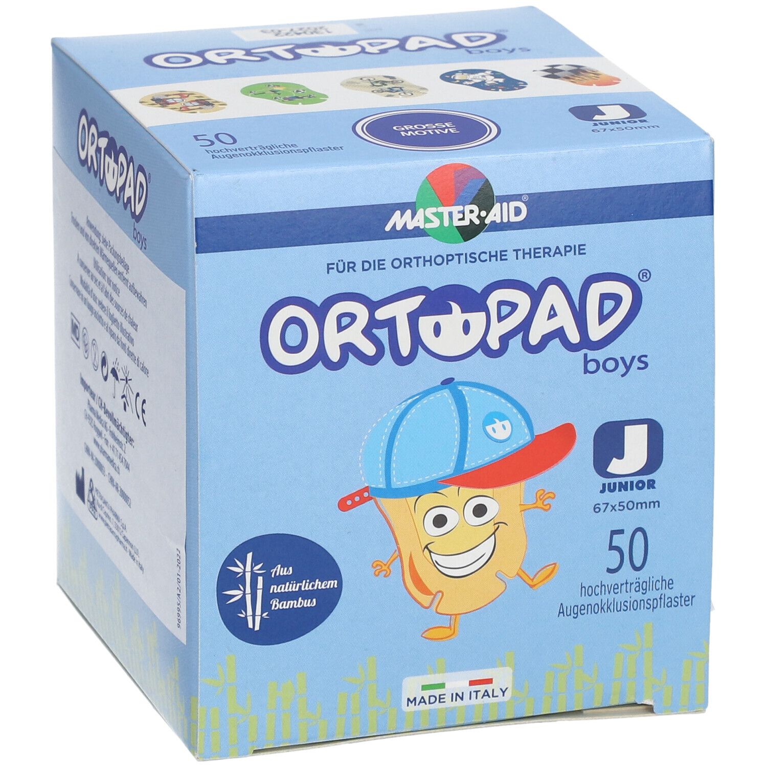 ORTHOPAD Okklusionspflaster Boys 50 St - Redcare Apotheke