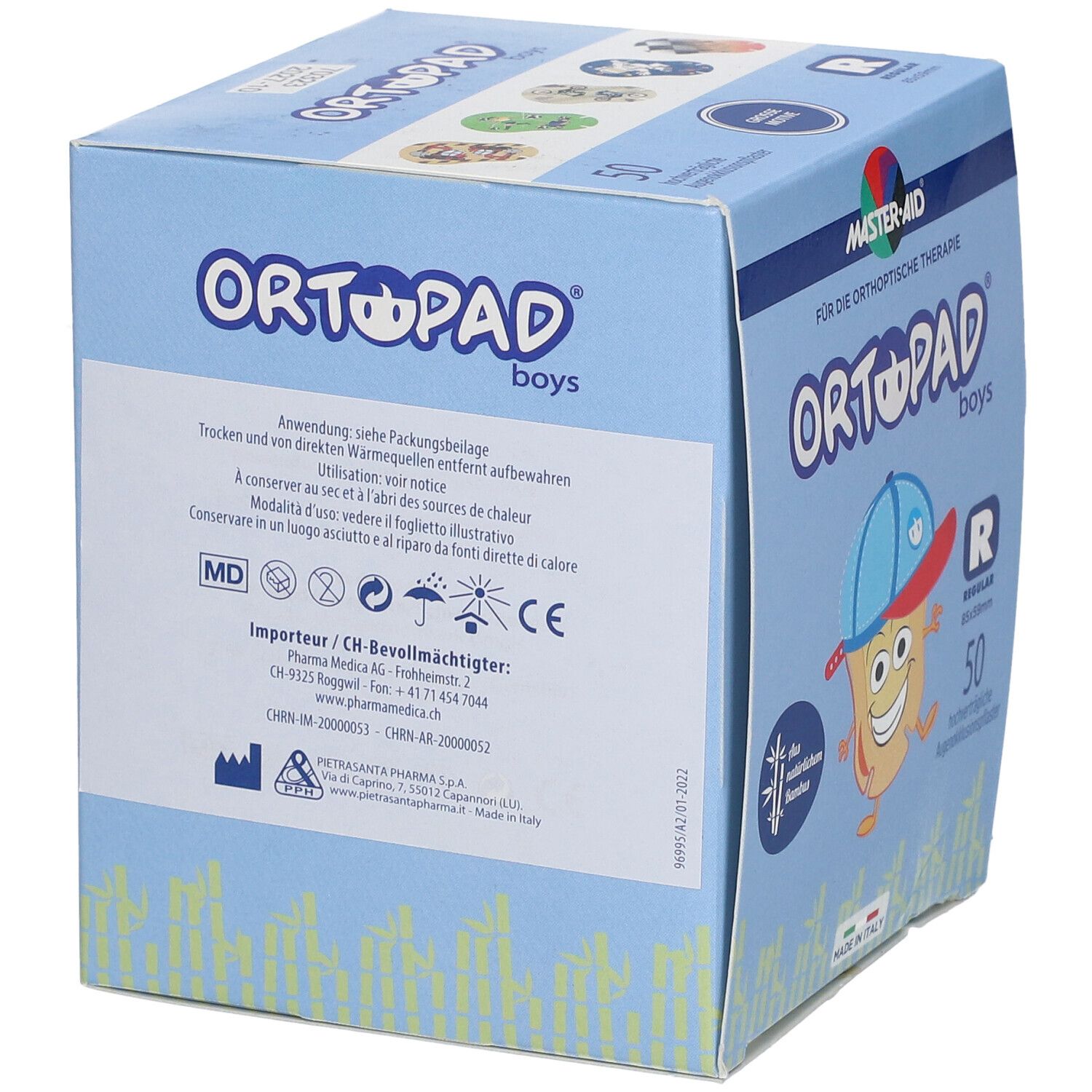 ORTHOPAD Okklusionspflaster Boys 50 St - Redcare Apotheke