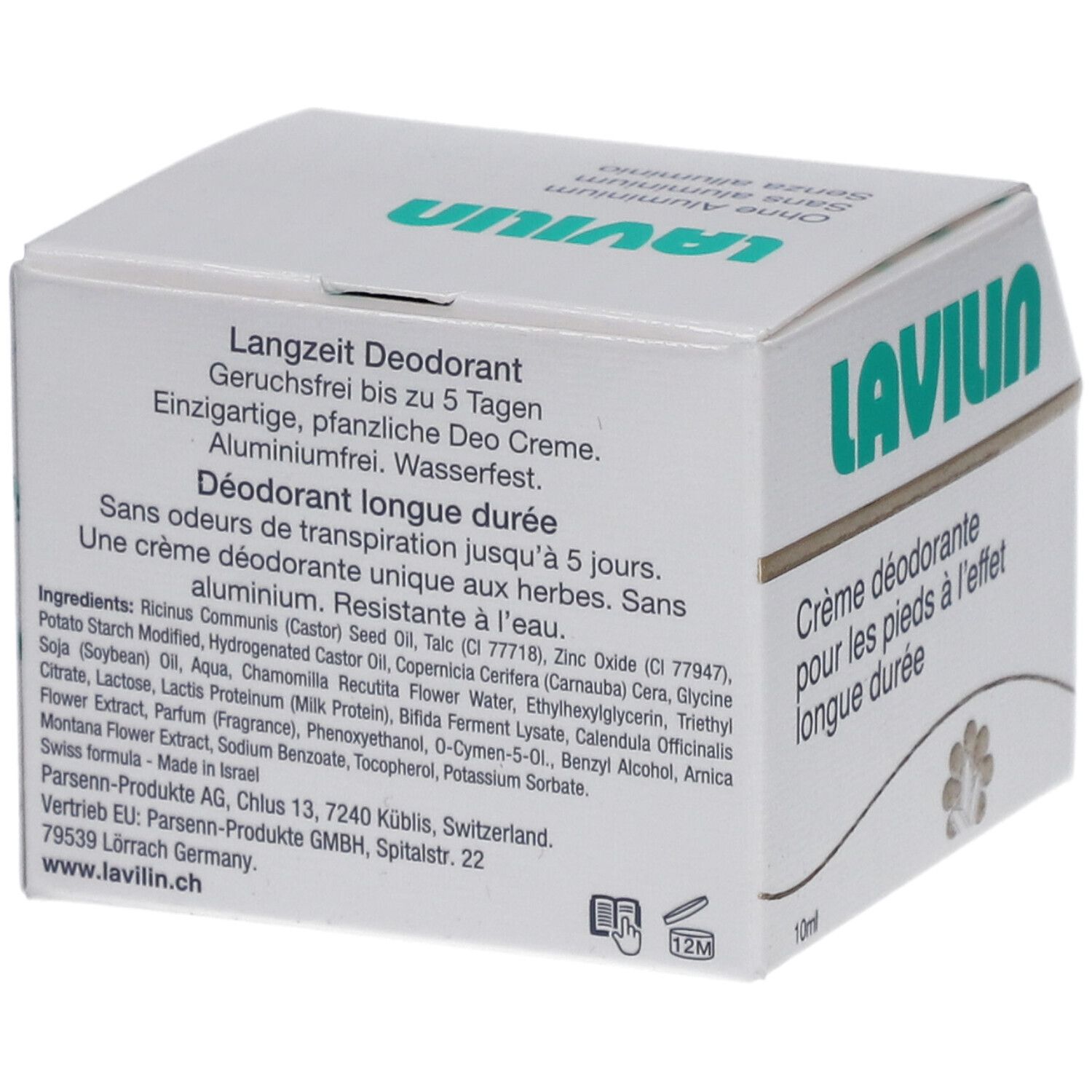 LAVILIN Déodorant Crème Pieds 14 g - Redcare Apotheke
