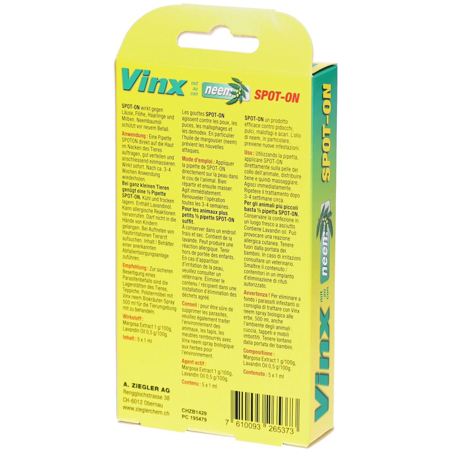 VINX Spot-on rongeurs 5x1 ml - Redcare Apotheke