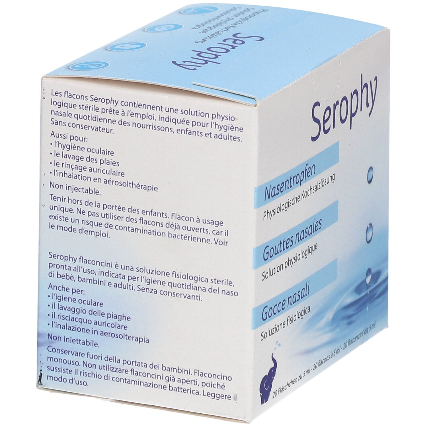 SEROPHY Physiologische Lösung 20x5 ml - Redcare Apotheke