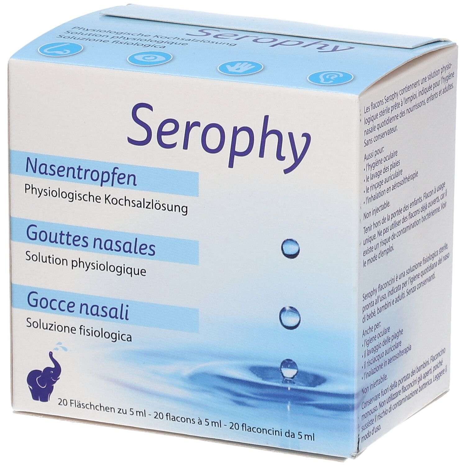 SEROPHY Physiologische Lösung 20x5 ml - Redcare Apotheke