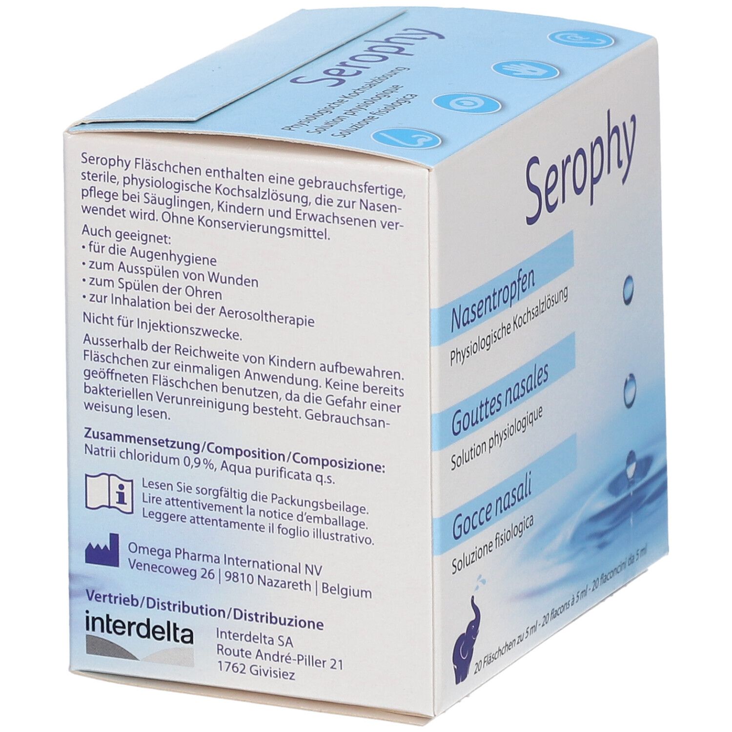 SEROPHY Physiologische Lösung 20x5 ml - Redcare Apotheke