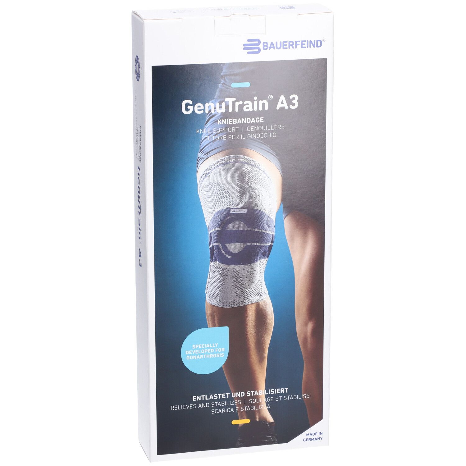 BAUERFEIND Genutrain A3 Knieorthese Größe 2 links 1 St - Redcare Apotheke