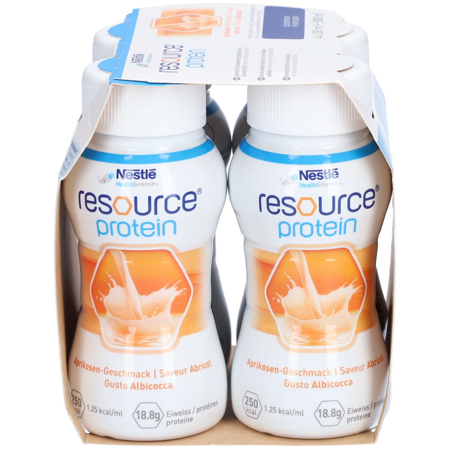 NESTLE RESOURCE® Protein-Drink Aprikose 4x200 ml - Redcare Apotheke