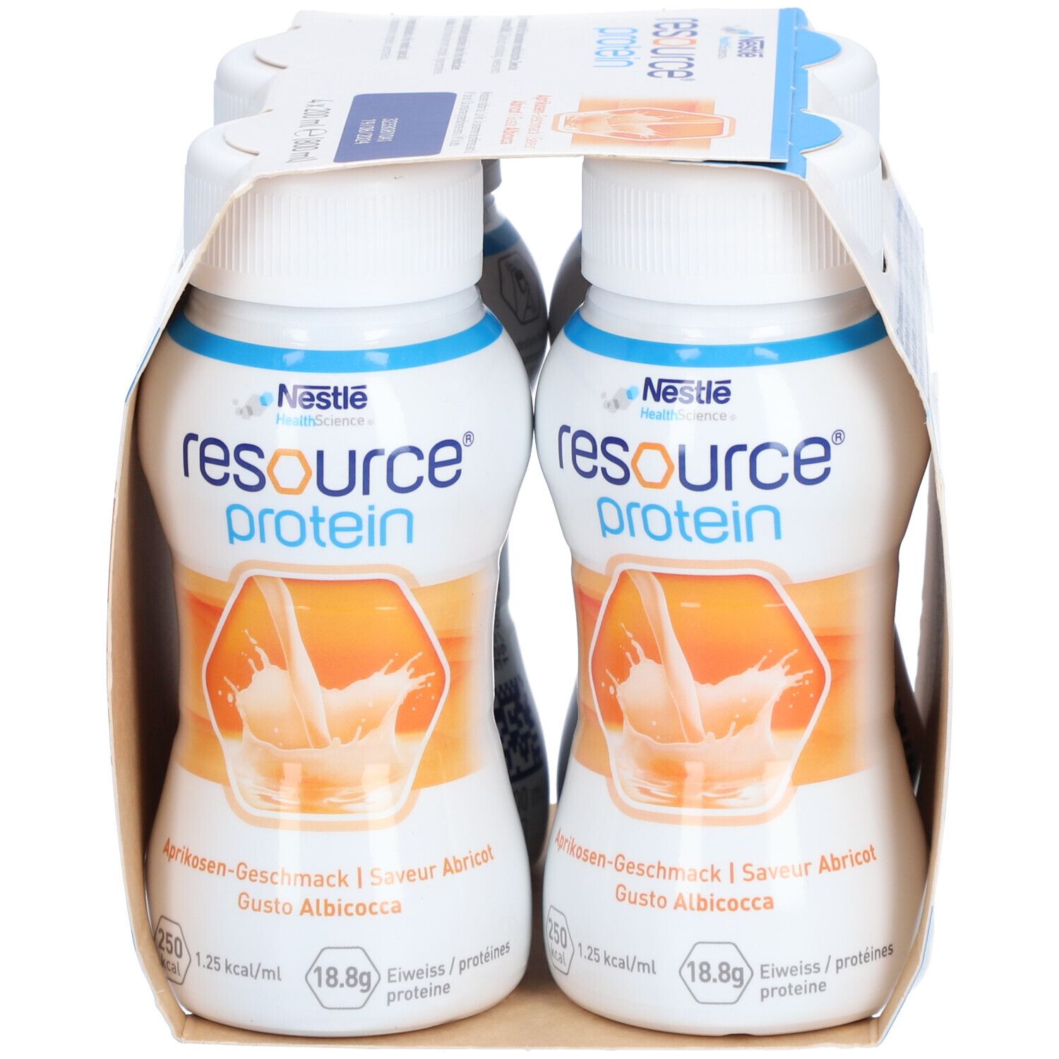 NESTLE RESOURCE® Protein-Drink Aprikose 4x200 ml - Redcare Apotheke