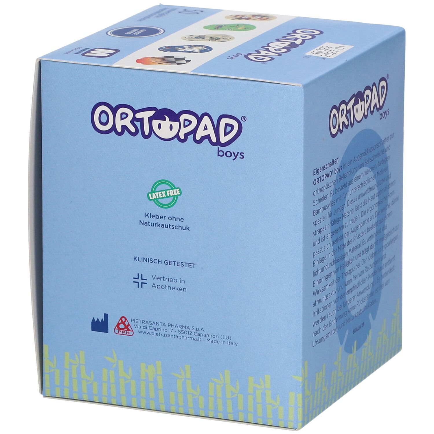 ORTHOPAD Okklusionspflaster Medium Boys 2-4 Jahre 50 St - Redcare Apotheke
