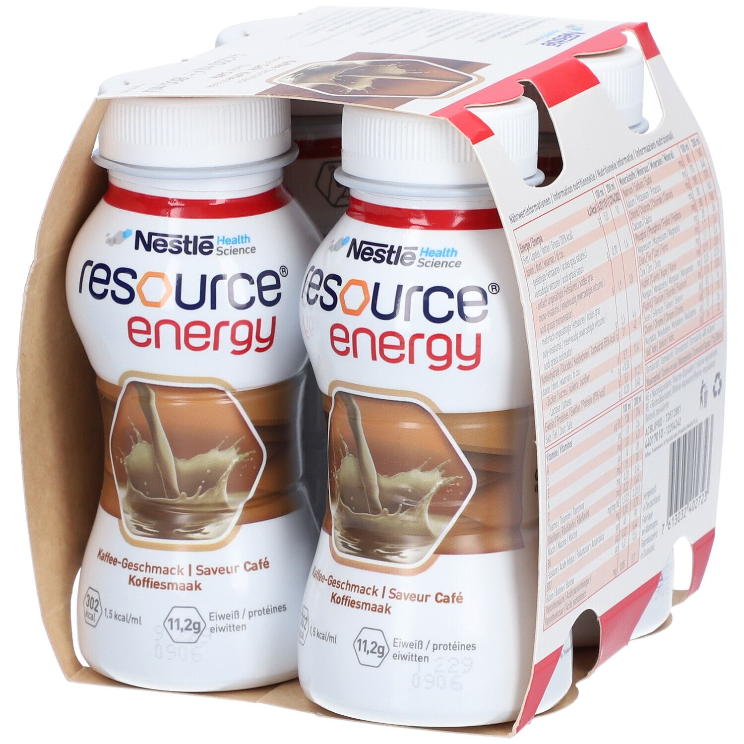 NESTLE RESOURCE® Energy Café 4x200 ml - Redcare Apotheke
