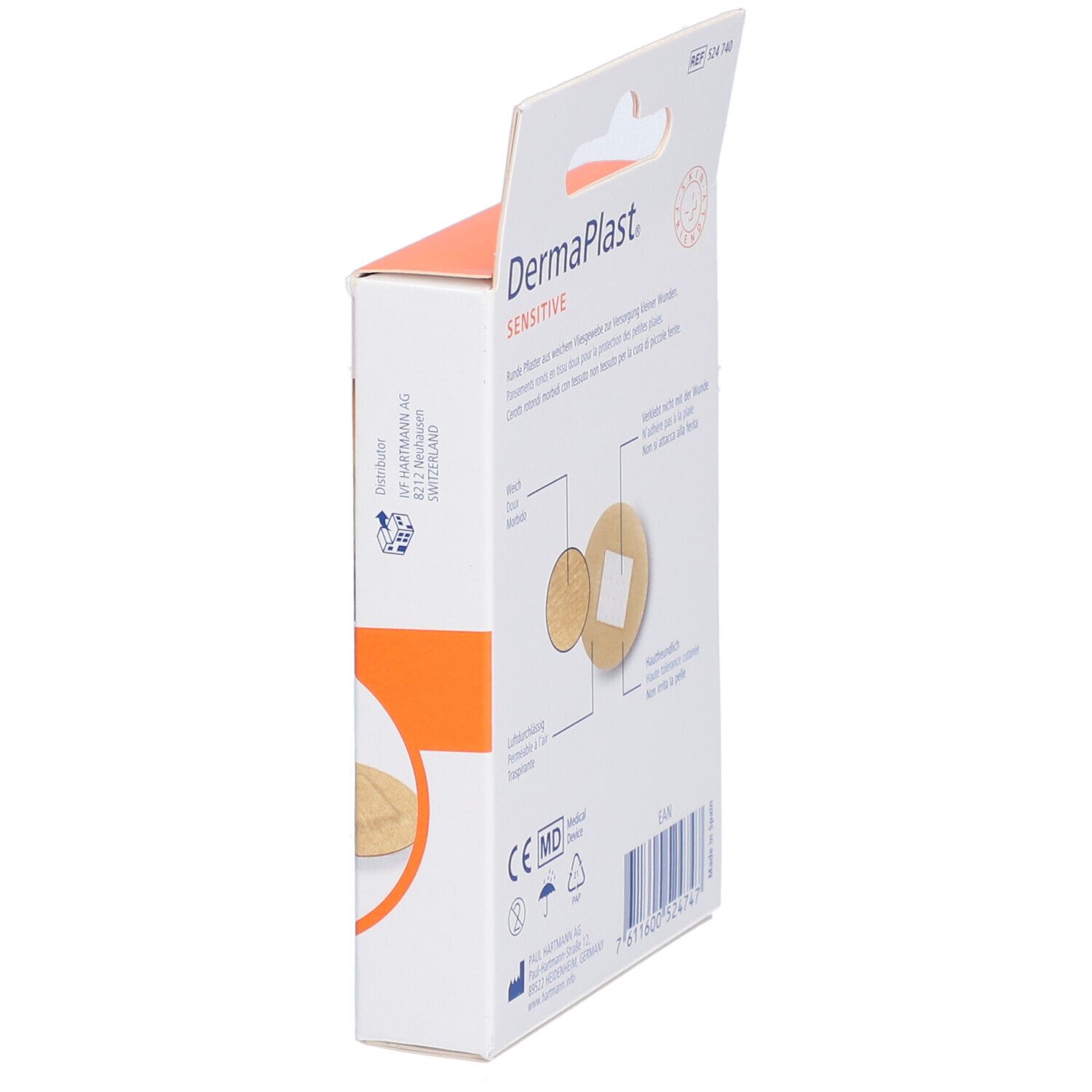 HARTMANN Dermaplast® Sensitive Spots Pflaster 22 mm Durchmesser 20 St ...