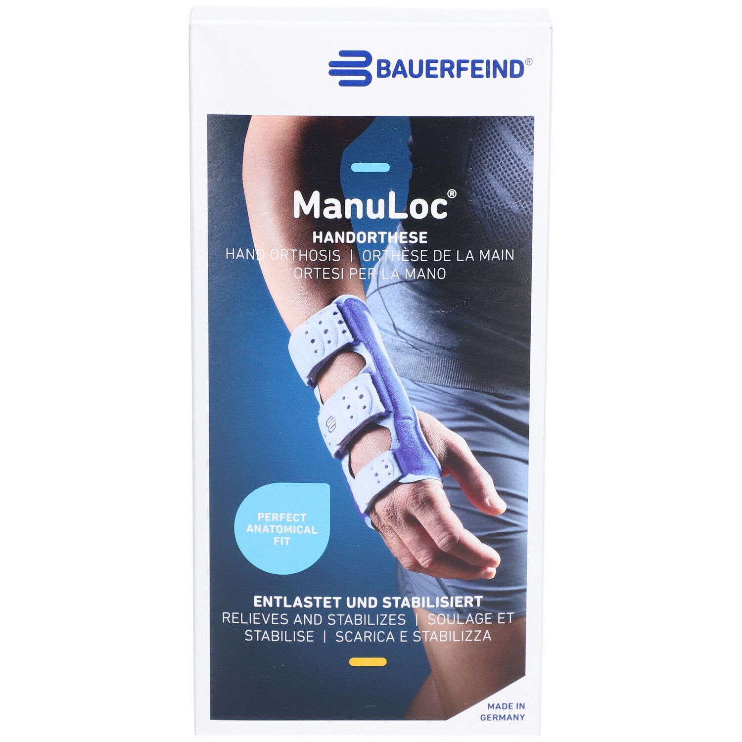 BAUERFEIND Manuloc® Stabilisierende Handgelenk-Handorthese Größe 0 1 St ...
