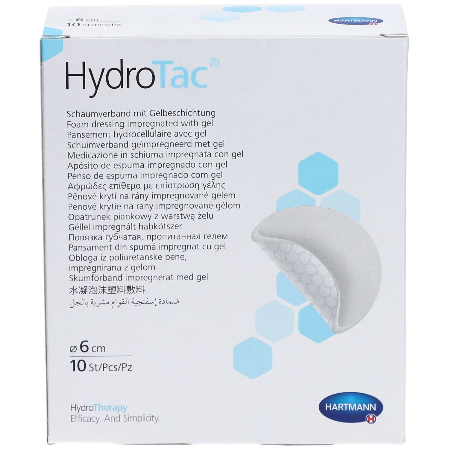 HydroTac® Schaumverband 6 cm rund 10 St - Redcare Apotheke