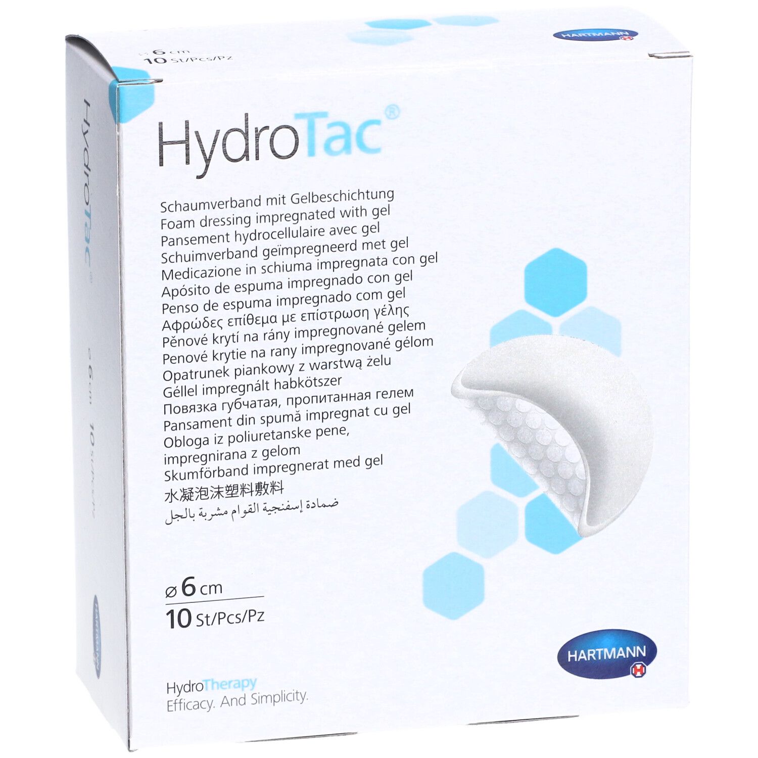 HydroTac® Schaumverband 6 cm rund 10 St - Redcare Apotheke