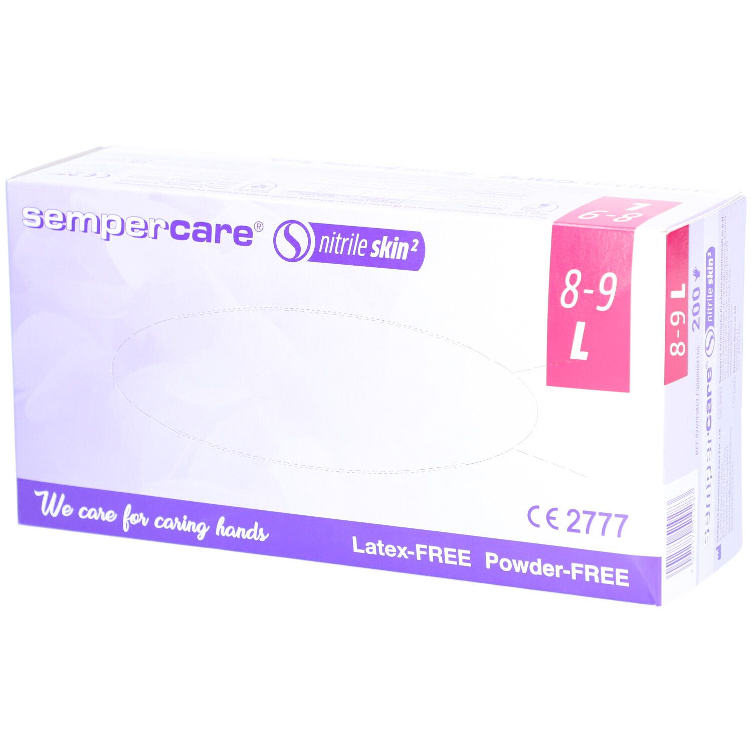 sempercare® Nitrile Skin Latexfreie Nitrilhandschuhe Größe 8-9 L 200 St - Redcare Apotheke