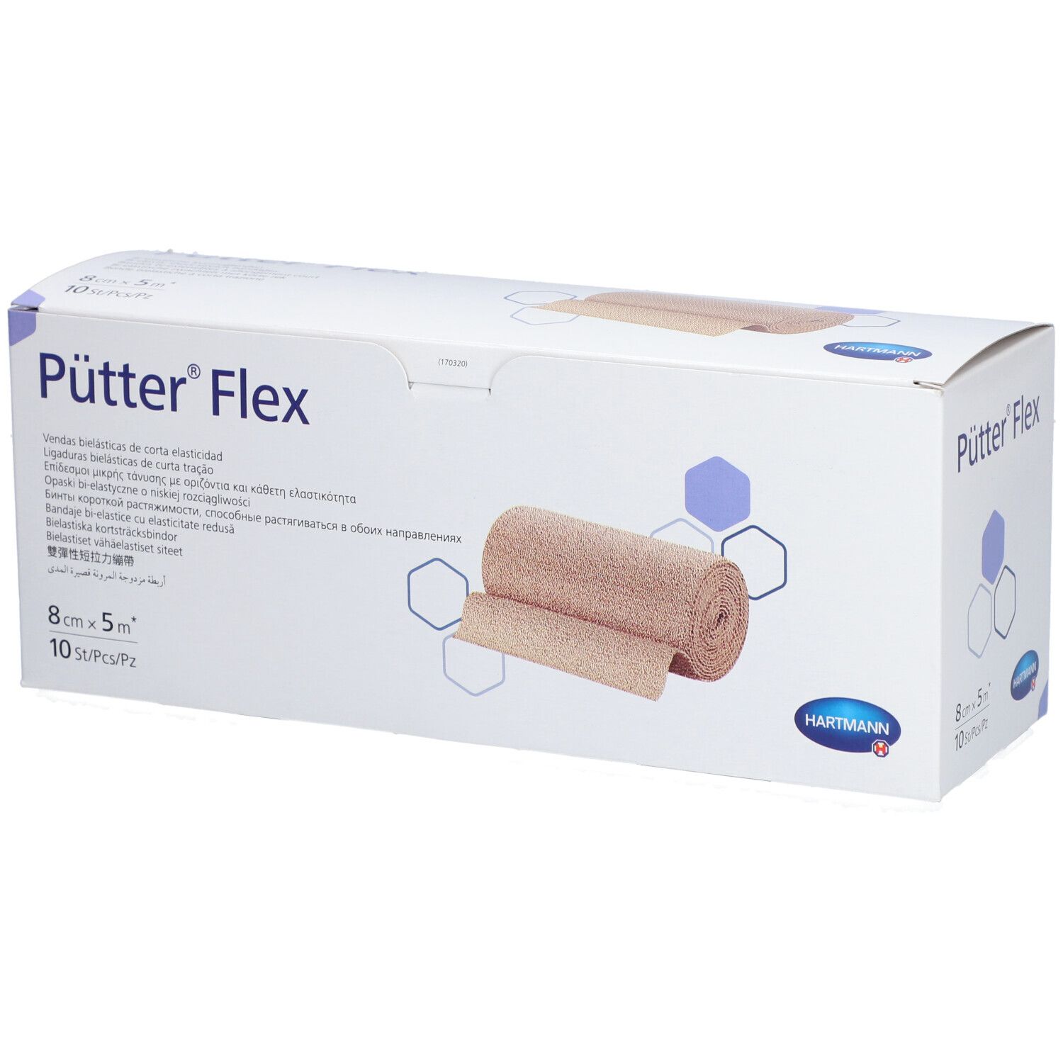 HARTMANN Pütter®Flex Bande de compression 8 cm x 5 m 10 pc(s) - Redcare ...