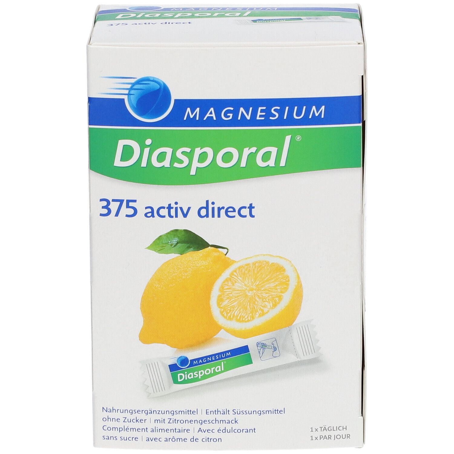 Magnesium Diasporal 375 activ direct Zitrone 60 St - Redcare Apotheke