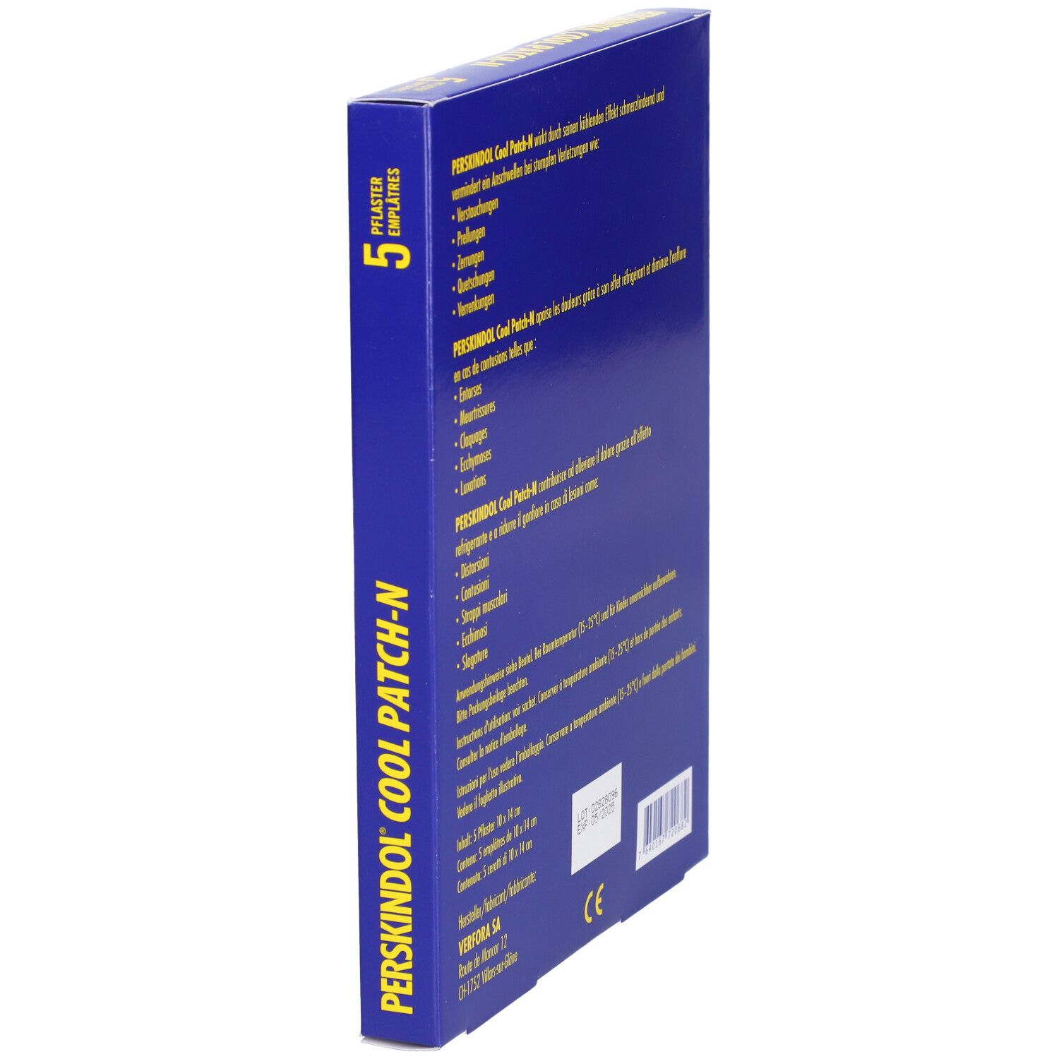 PERSKINDOL® Cool Patch-N pansements 10 x 14 cm 5 pc(s) - Redcare Apotheke