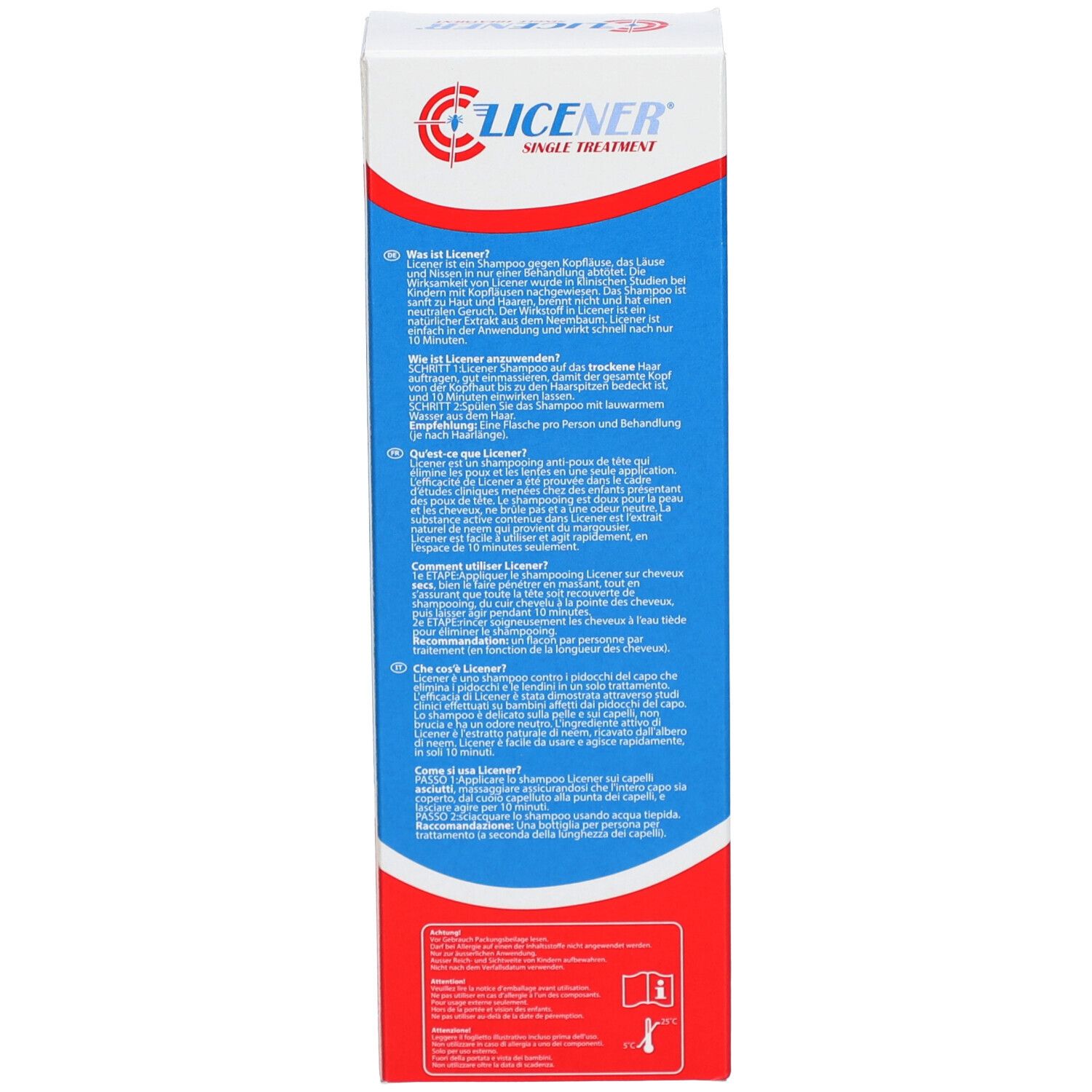 LICENER® Shampoo gegen Kopfläuse 100 ml - Redcare Apotheke