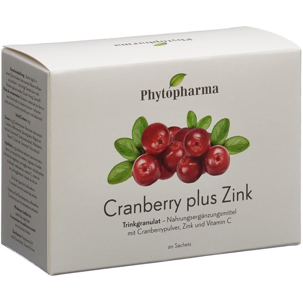 PHYTOPHARMA Cranberry plus Zink 20 St - Redcare Apotheke
