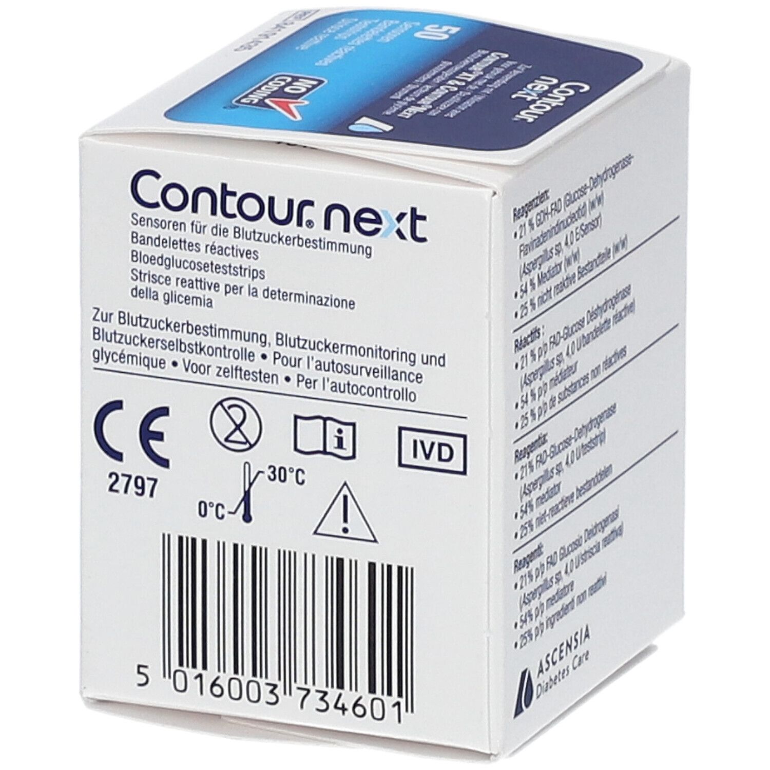 CONTOUR® NEXT Bandelettes réactives 50 pc(s) - Redcare Apotheke