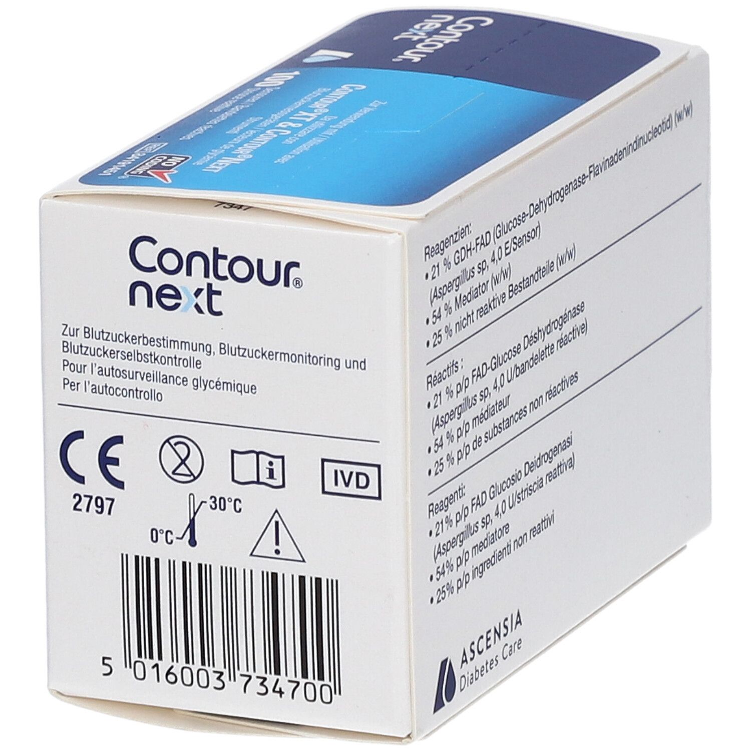 CONTOUR® NEXT Bandelettes réactives 100 pc(s) - Redcare Apotheke