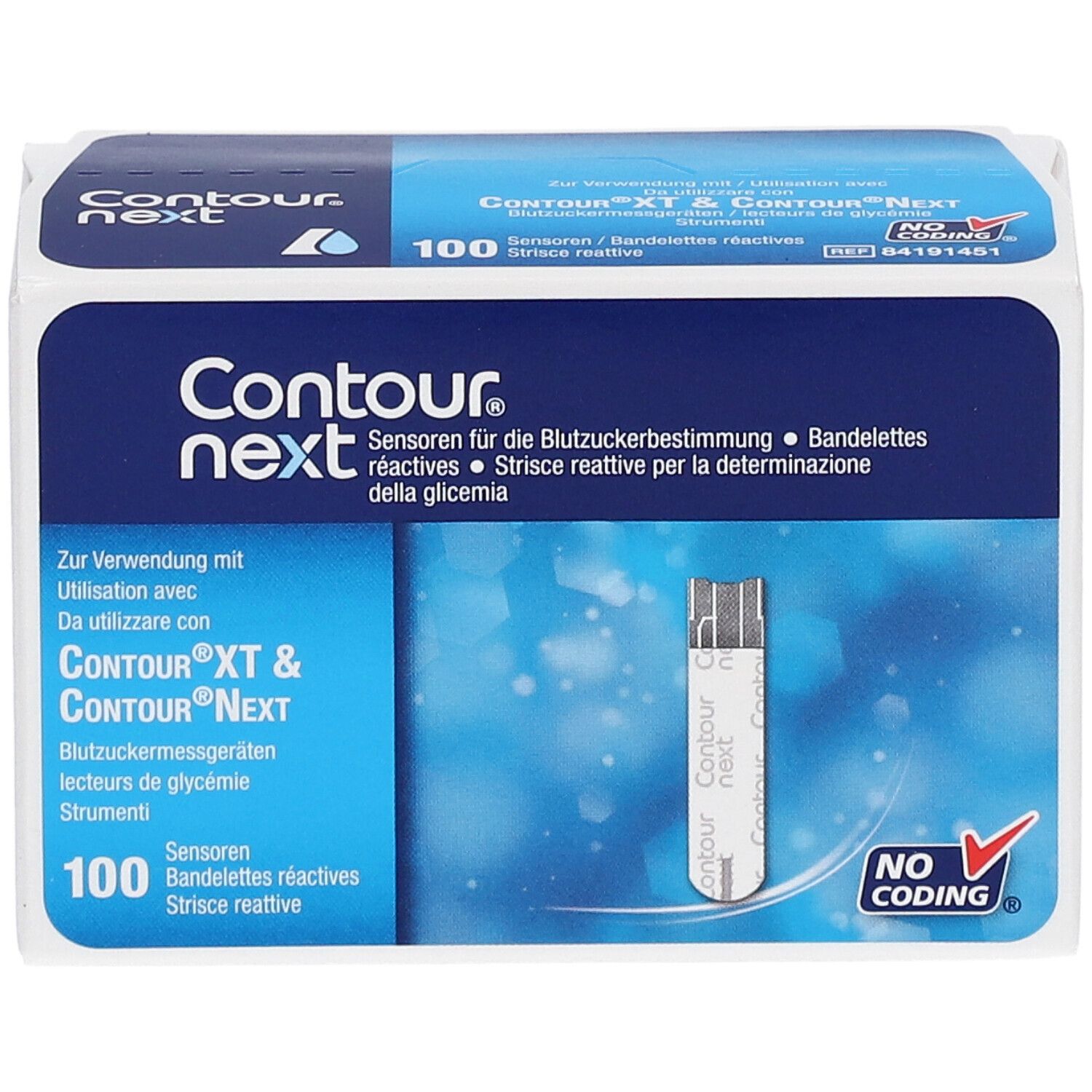 CONTOUR® NEXT Bandelettes réactives 100 pc(s) - Redcare Apotheke