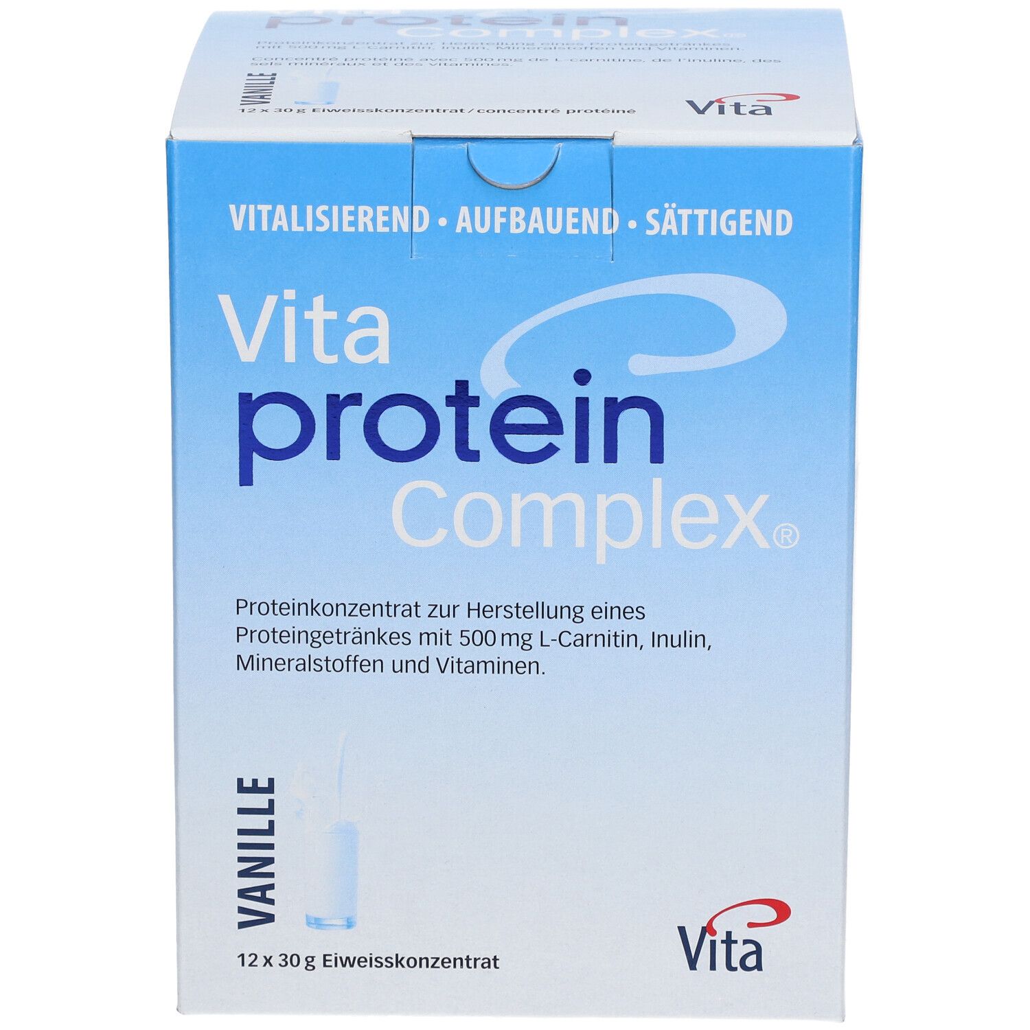 vita protein complex® Vanille 12x30 g - Redcare Apotheke