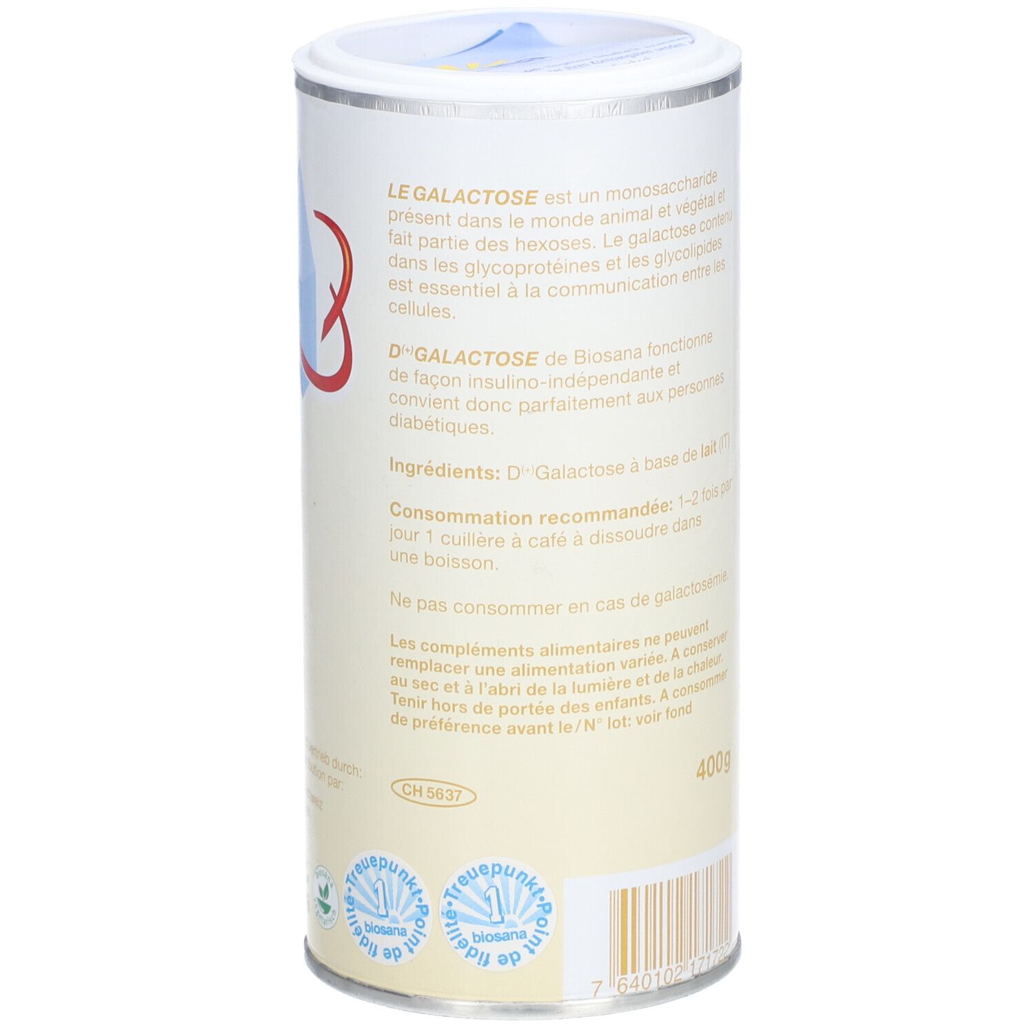 biosana D(+)Galactose 400 g - Redcare Apotheke