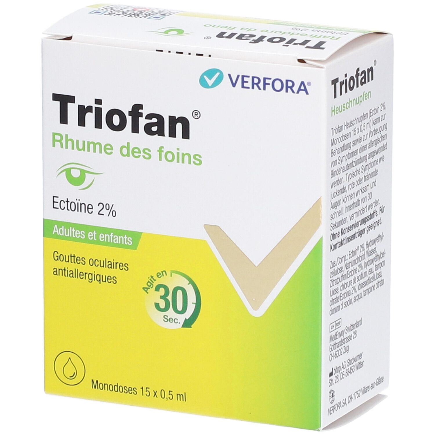 TRIOFAN Heuschnupfen Augentropfen 15x0,5 ml - Redcare Apotheke