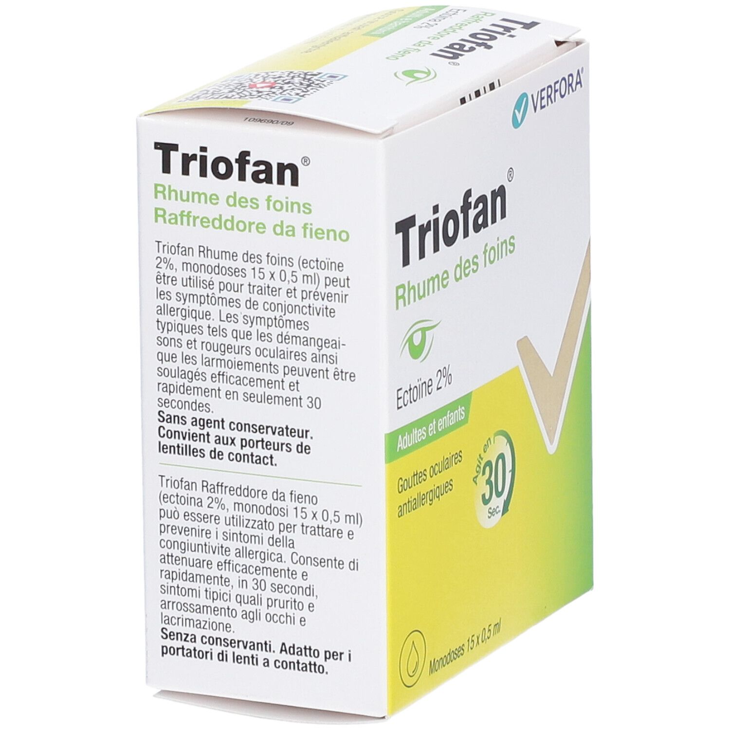 TRIOFAN Rhume des foins Gouttes occulaires 15x0,5 ml - Redcare Apotheke