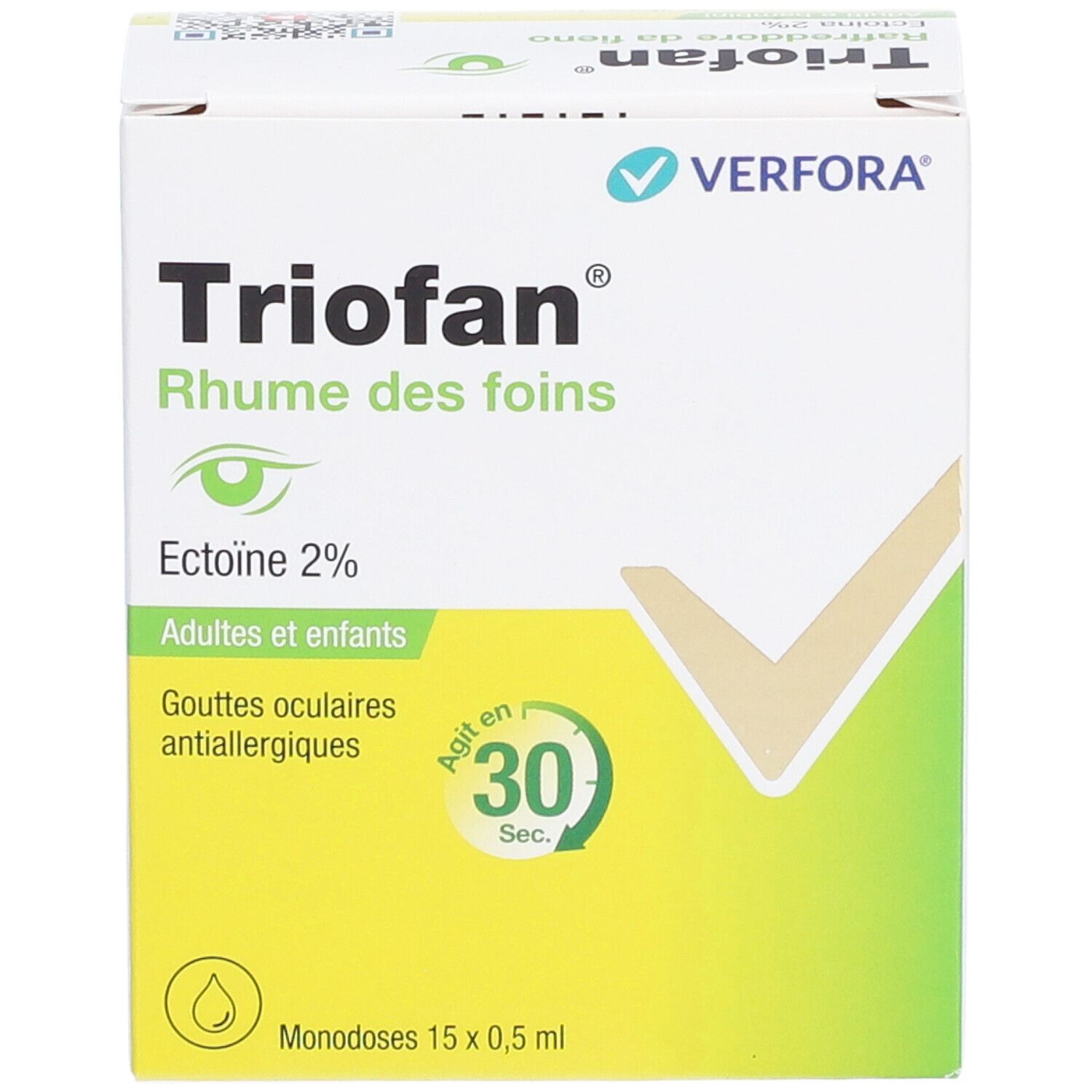 TRIOFAN Rhume des foins Gouttes occulaires 15x0,5 ml - Redcare Apotheke