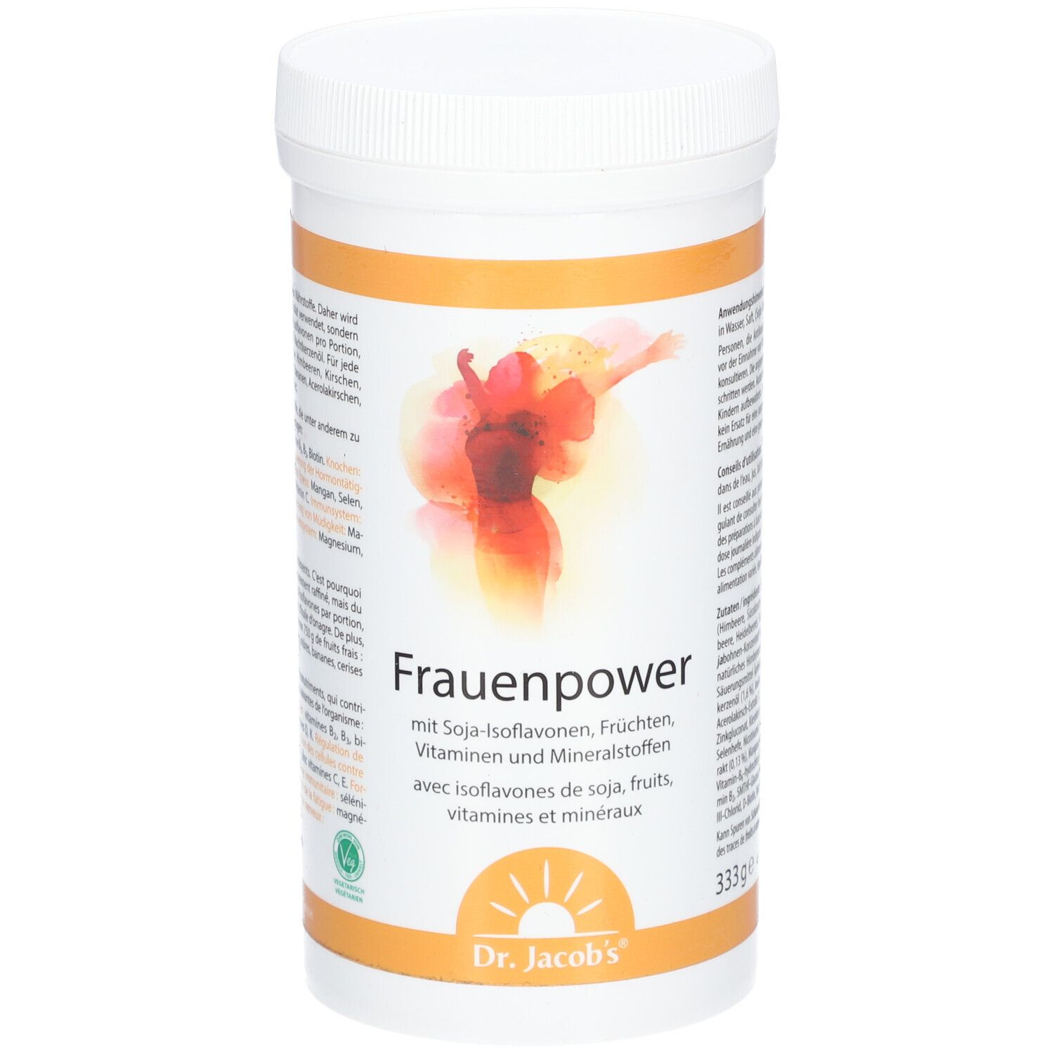 Dr. Jacob's Frauenpower Frucht-Getränkepulver Phytoöstrogene aus Soja ...