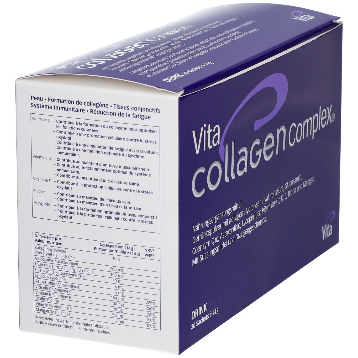 Vita Collagen Complex® Drink Orangengeschmack 30 St - Redcare Apotheke