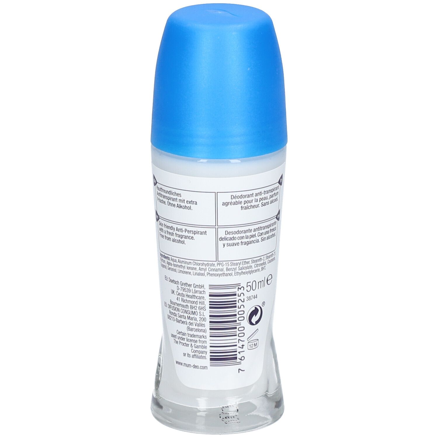 MUM Déodorant Brisa Fresh roll on 50 ml - Redcare Apotheke