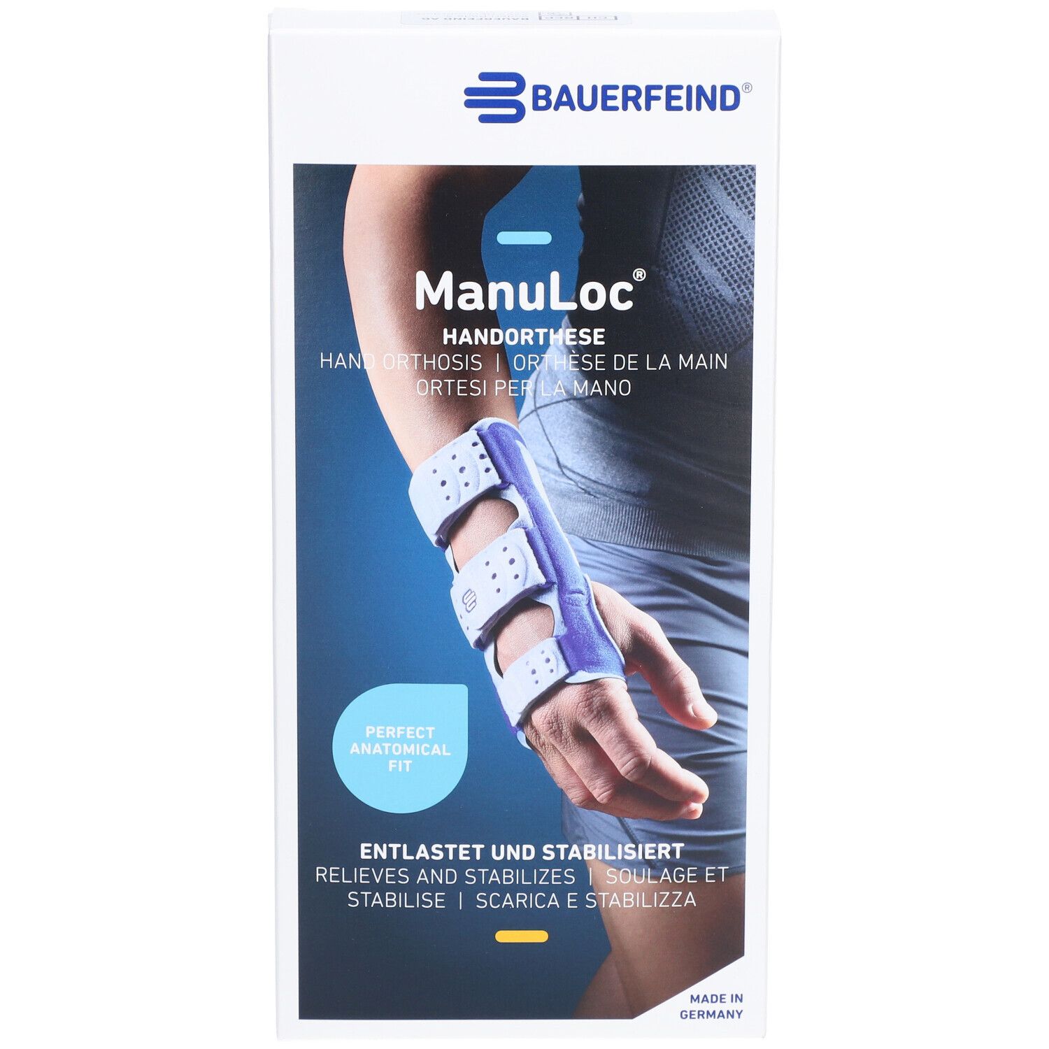 BAUERFEIND Manuloc® Orthèse poignet-main stabilisatrice taille 3 1 pc(s ...