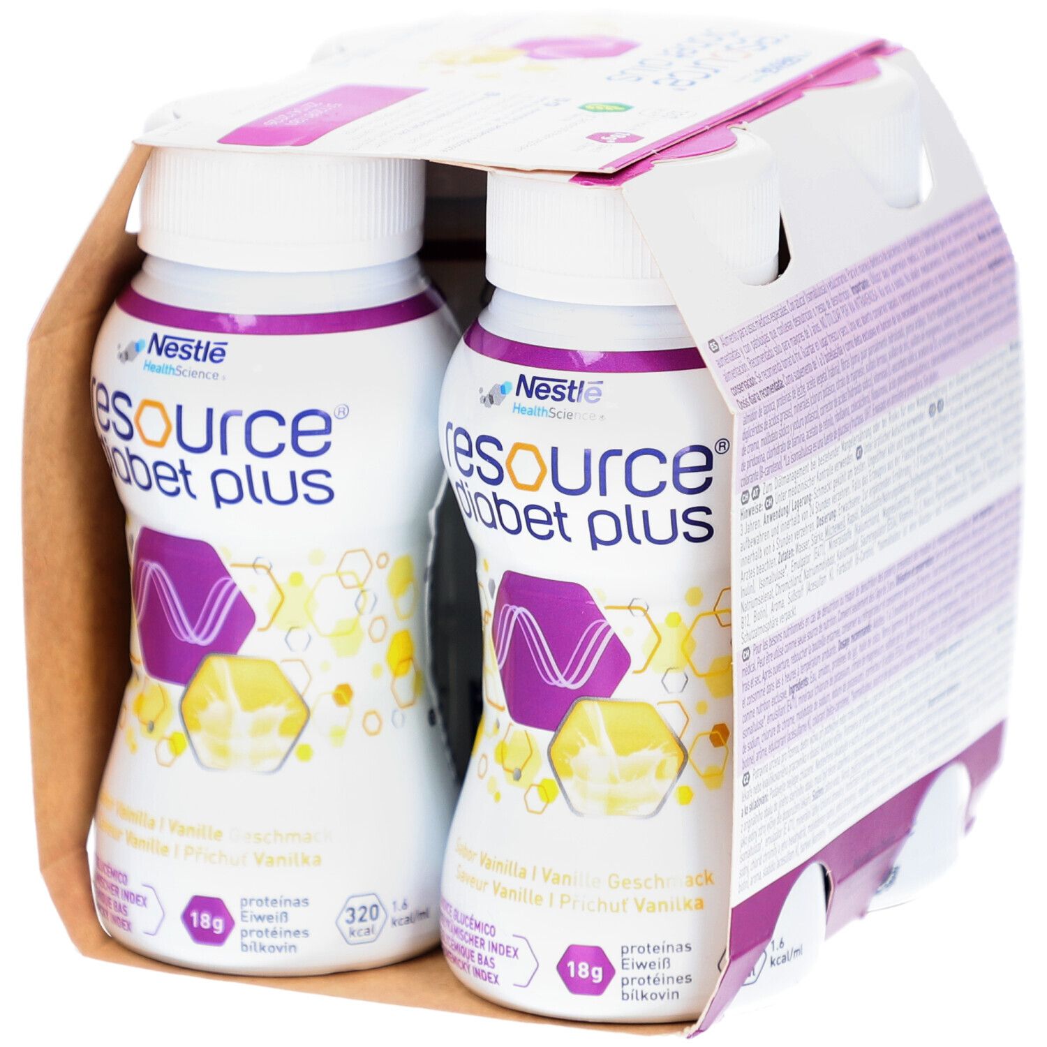 NESTLE RESOURCE® Diabet Plus Vanille 4x200 ml - Redcare Apotheke