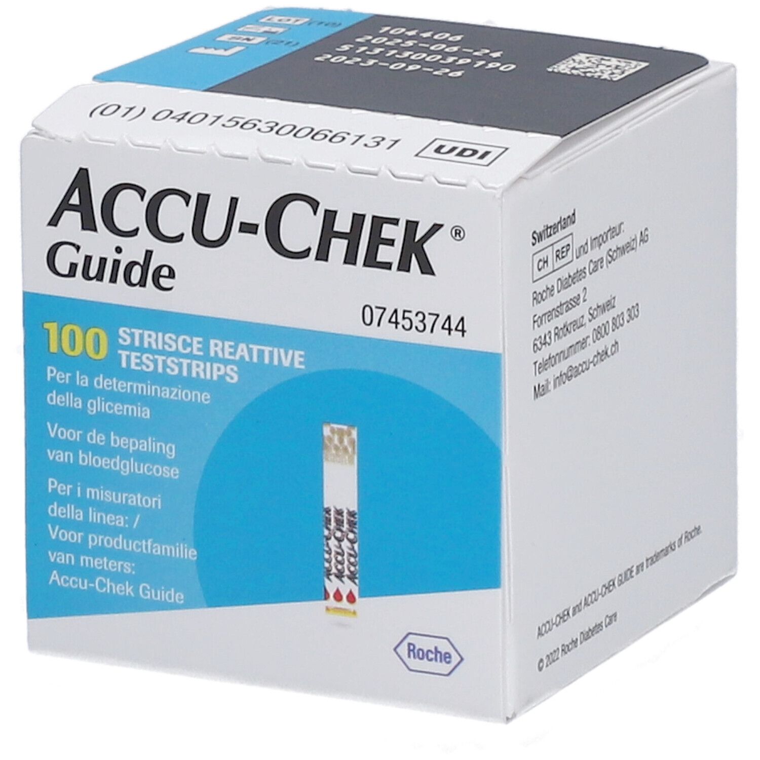 ACCU-CHEK® Guide Blutzucker-Teststreifen 2x50 St - Redcare Apotheke