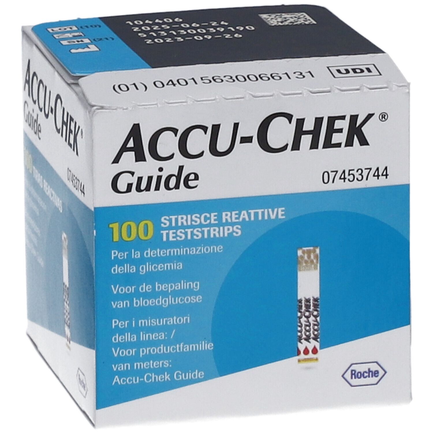 ACCU-CHEK® Guide Bandelettes réactives pour glycémie 2x50 pc(s ...