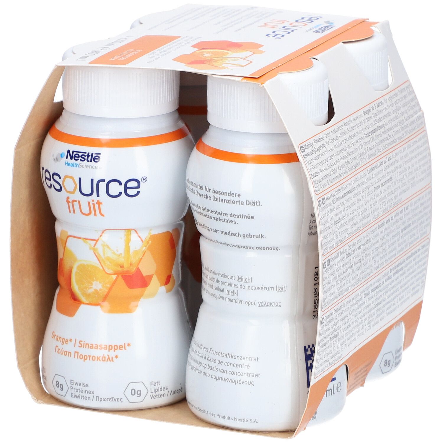 NESTLE RESOURCE® Frucht Orange 4x200 ml - Redcare Apotheke