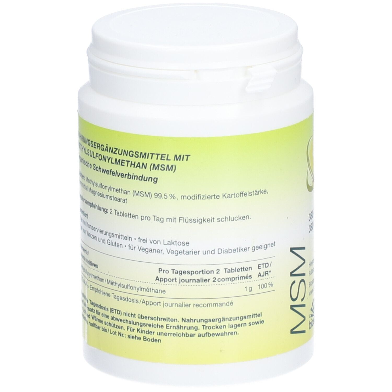 BIOSANA MSM 380 St - Redcare Apotheke