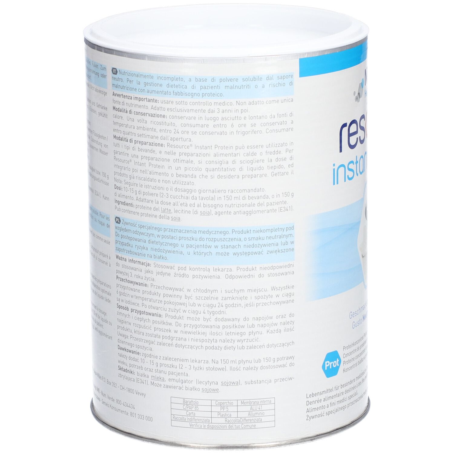 NESTLE RESOURCE® Instant-Eiweiß 400 g - Redcare Apotheke