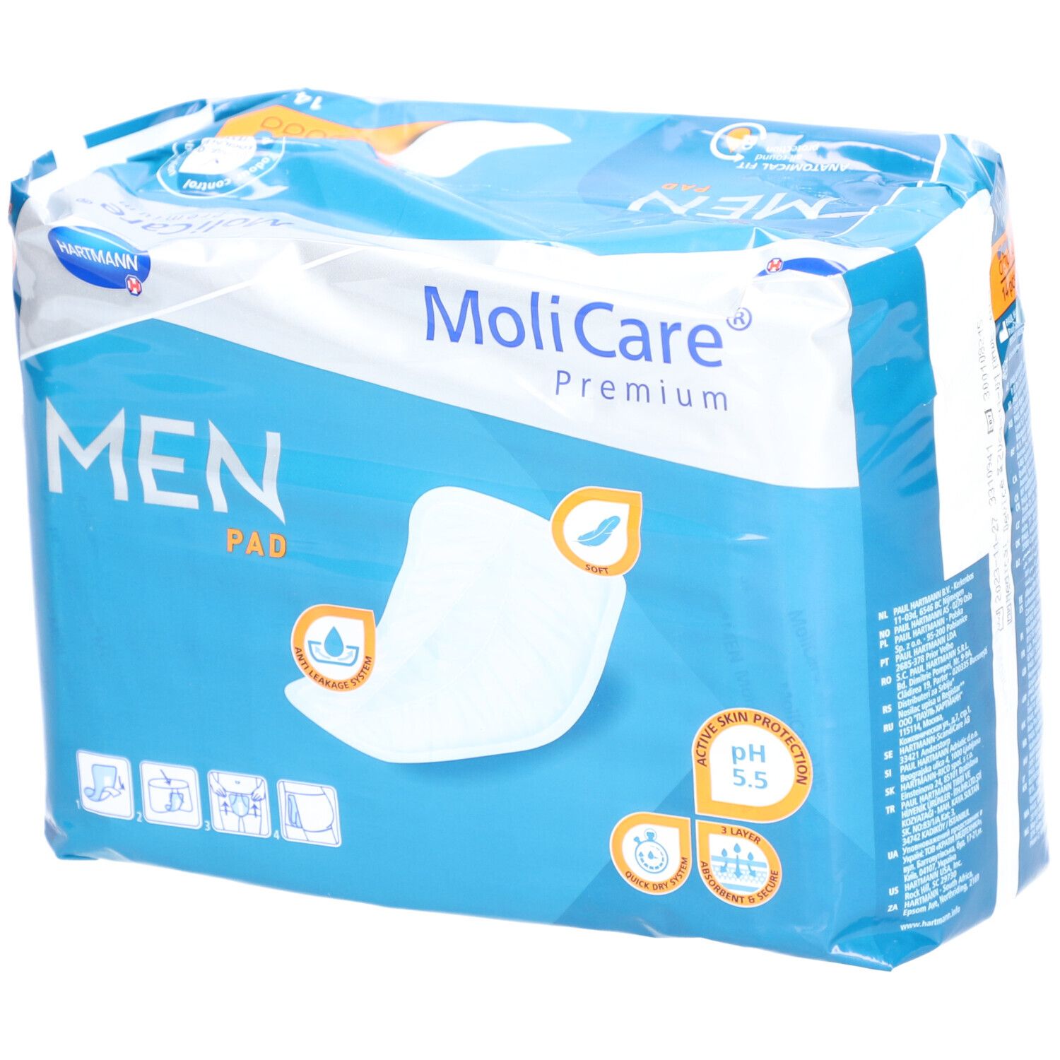 MOLICARE Men Pad 5 Tropfen 14 Stk 14 St - Redcare Apotheke
