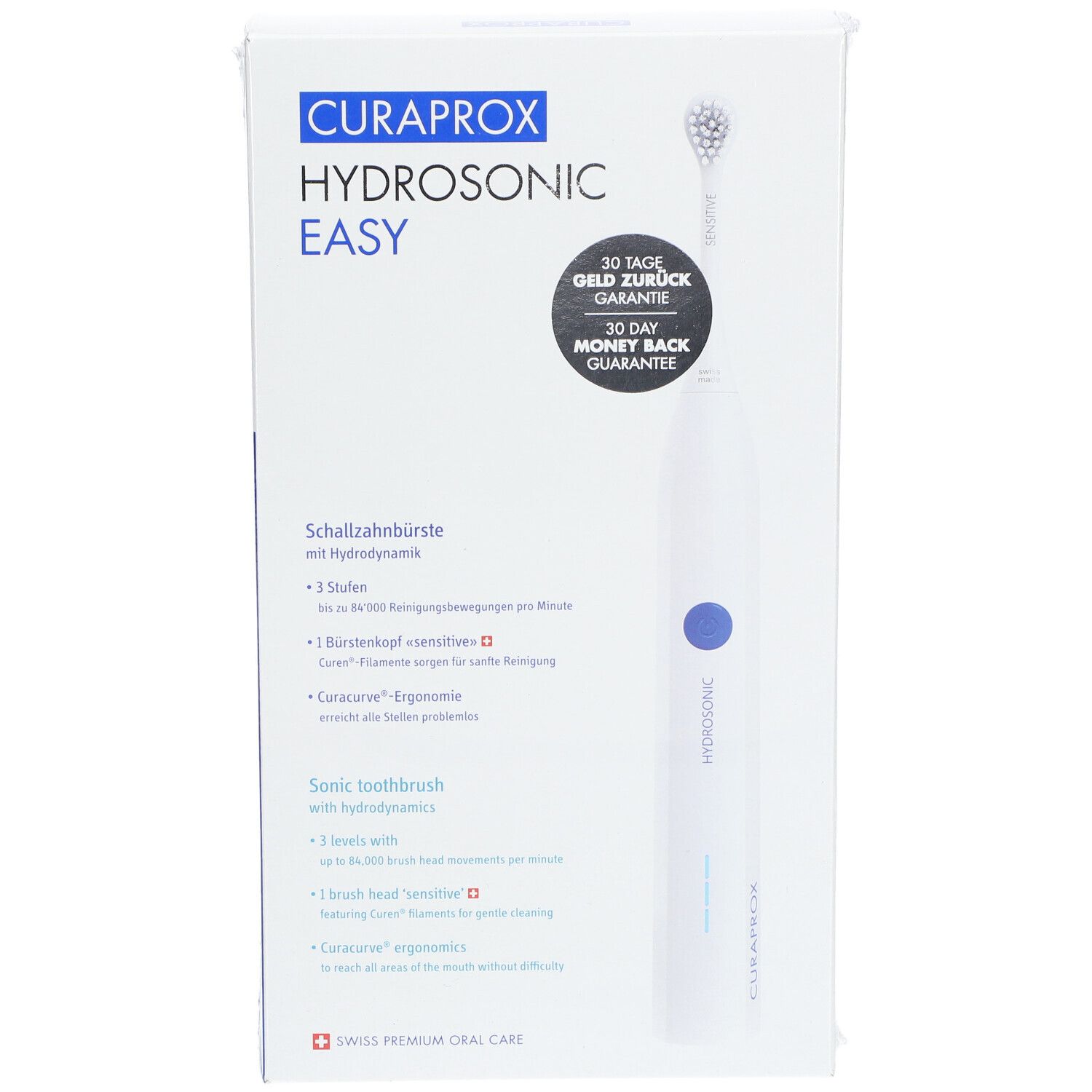 CURAPROX Hydrosonic Easy Schallzahnbürsten-Set 1 St - Redcare Apotheke