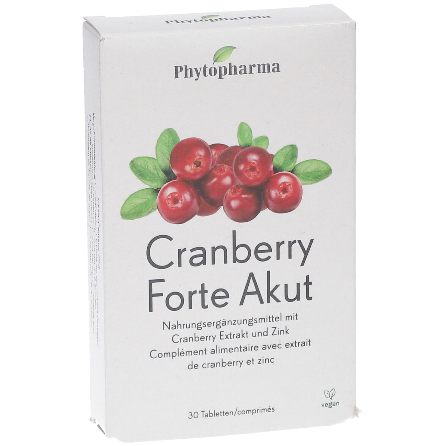 PHYTOPHARMA Cranberry Forte Akut 30 St - Redcare Apotheke