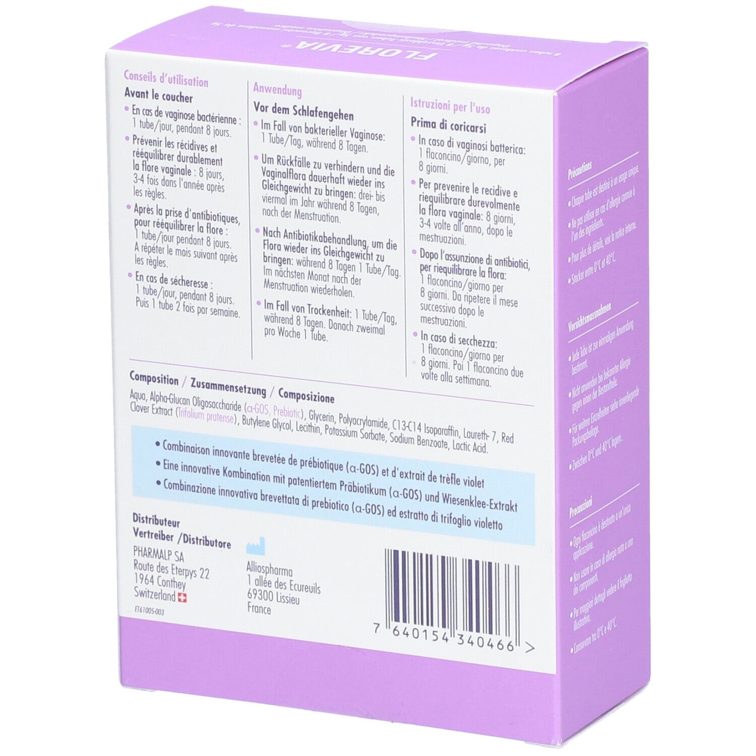 Pharmalp Florevia Gel 8x5 g - Redcare Apotheke