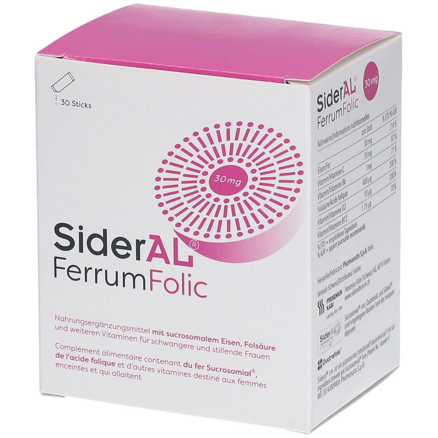SiderAL® Ferrum Folic 30x1,6 g - Redcare Apotheke