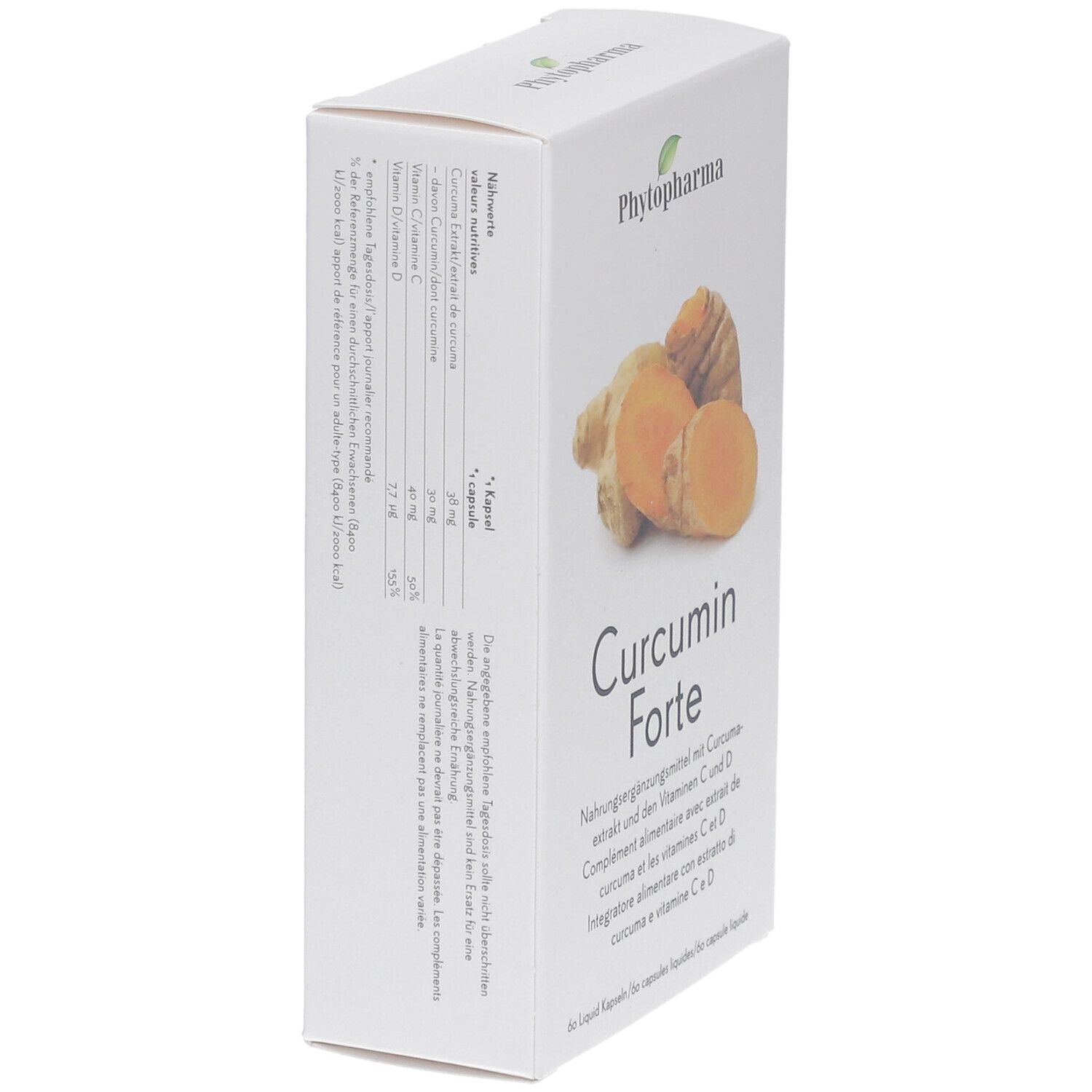 PHYTOPHARMA Kurkumin Forte 60 St - Redcare Apotheke