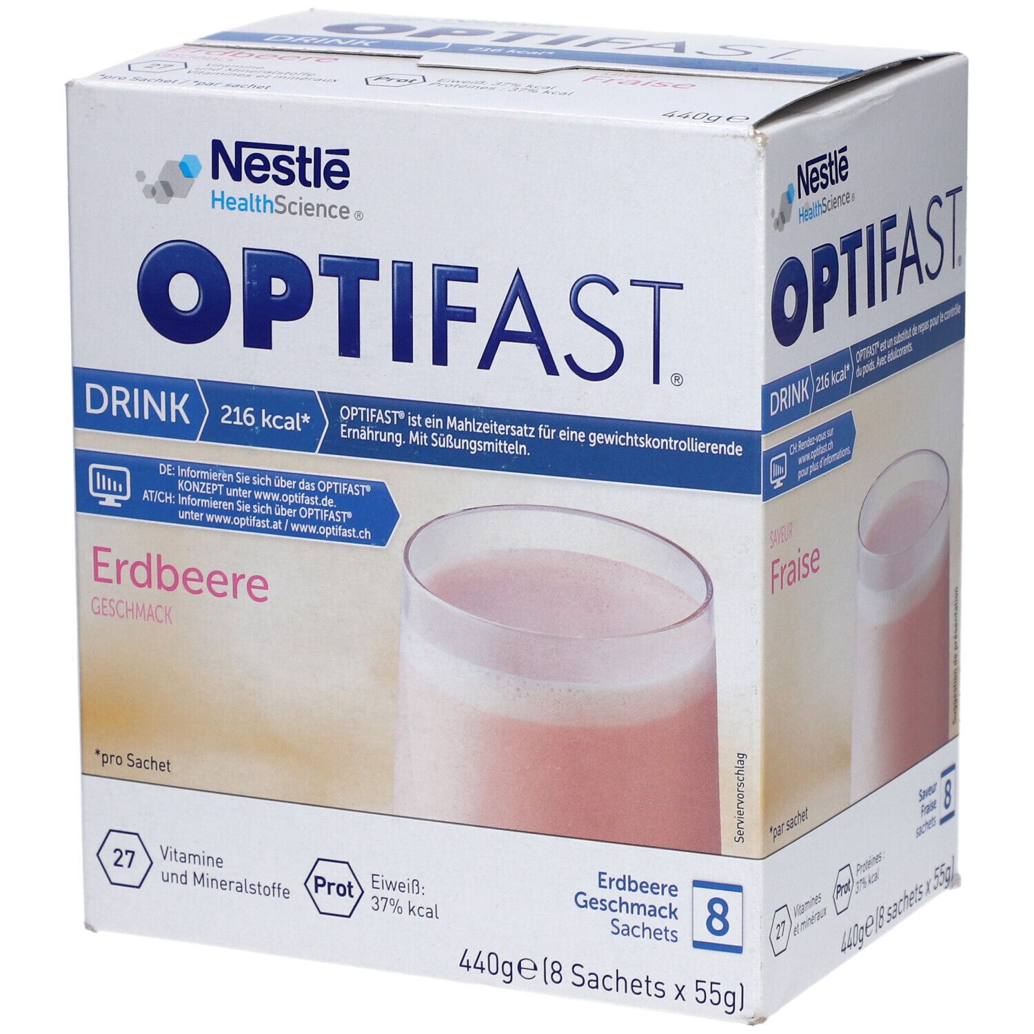 NESTLE Optifast® Drink Fraise 55 g - Redcare Apotheke
