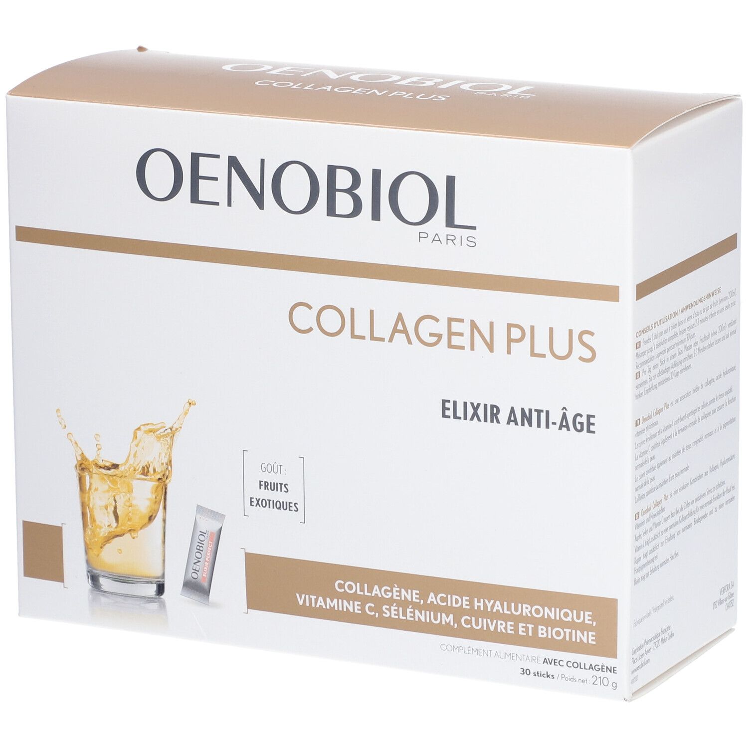 OENOBIOL Kollagen Plus Elixir Beutel 30 St - Redcare Apotheke