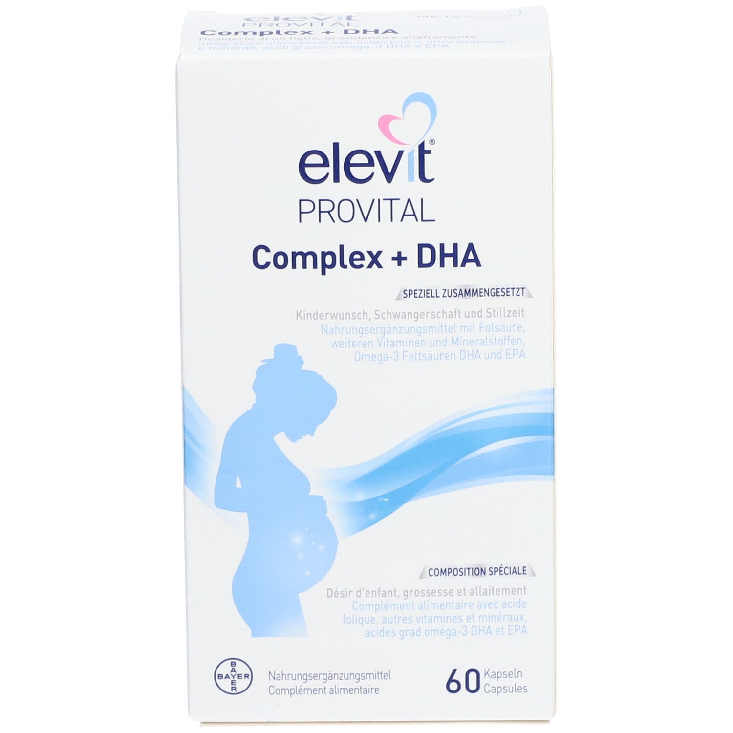 ELEVIT Provital Complex + DHA caps 60 pc(s) - Redcare Apotheke