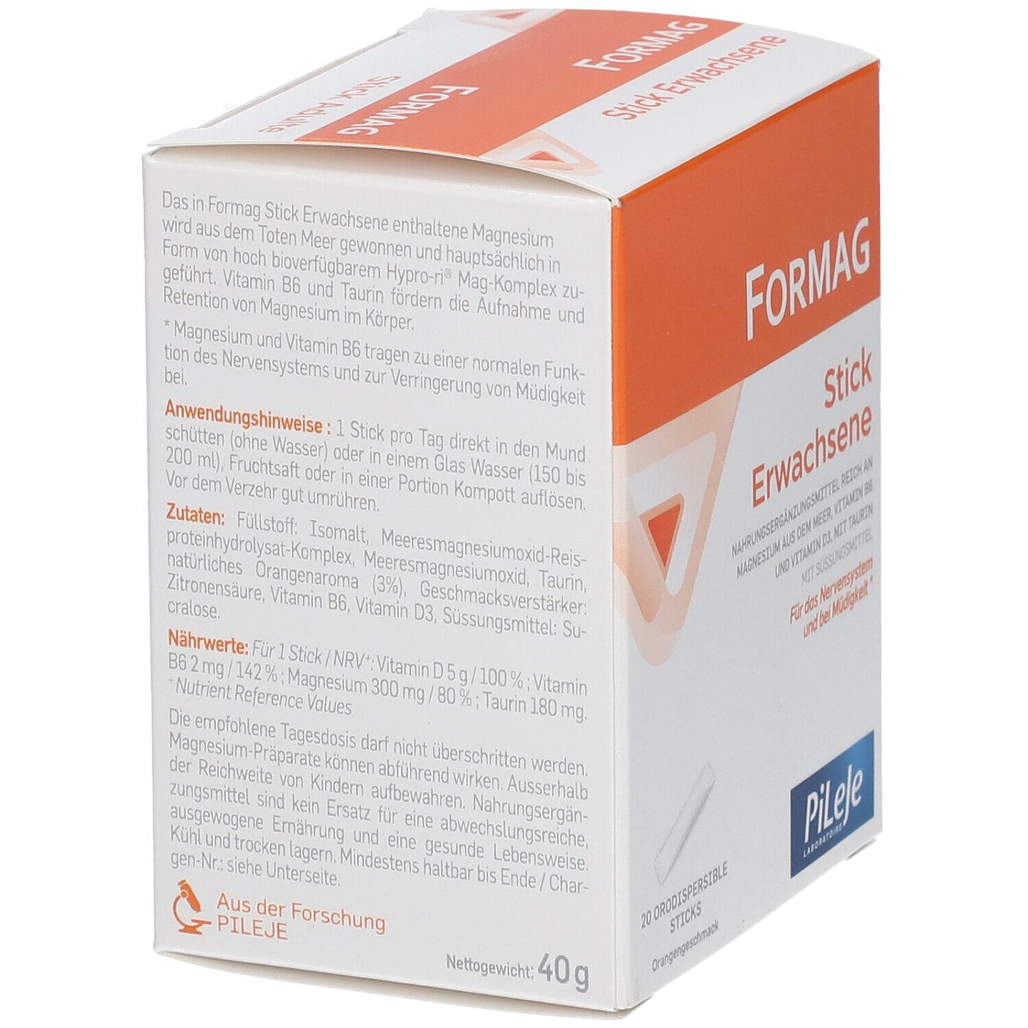 FORMAG Stick Adulte 20 St - Redcare Apotheke